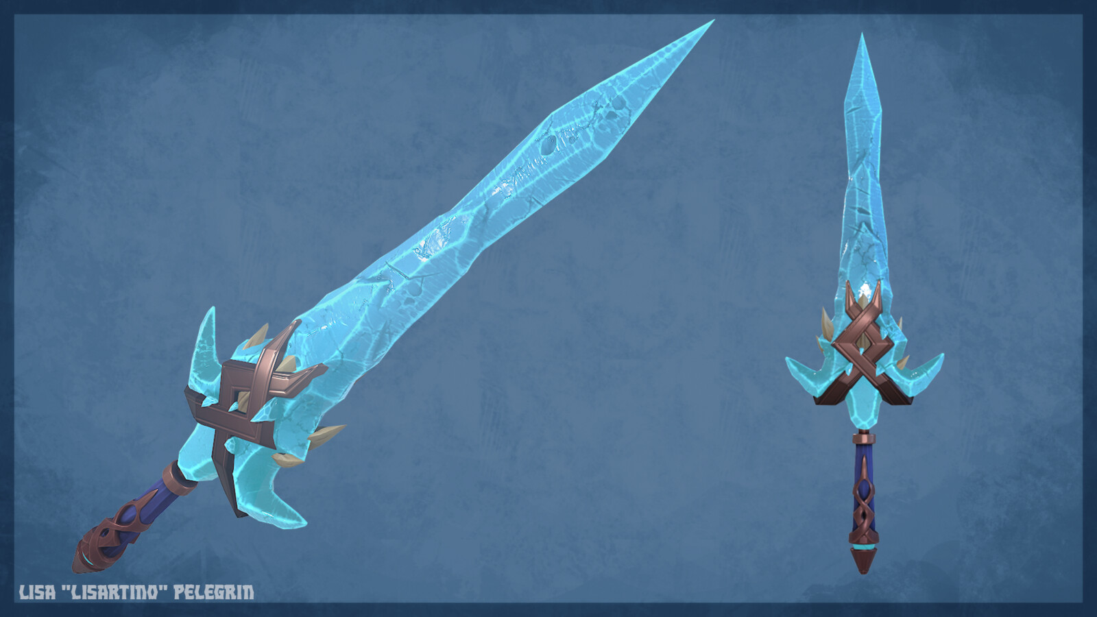 Lisa Pelegrin - Stylized Ice Sword