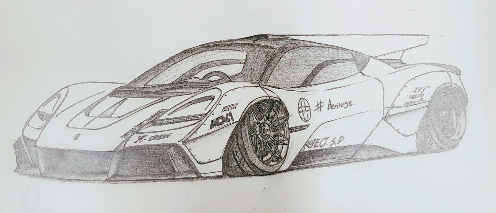 ArtStation - Gordon Murray Automotive T50 Wide body kit