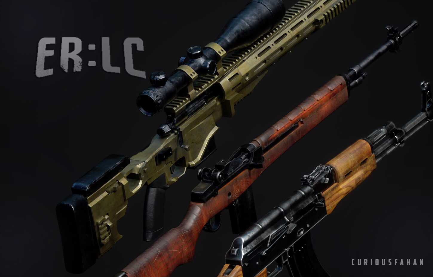 ArtStation - Gun Model Showcase