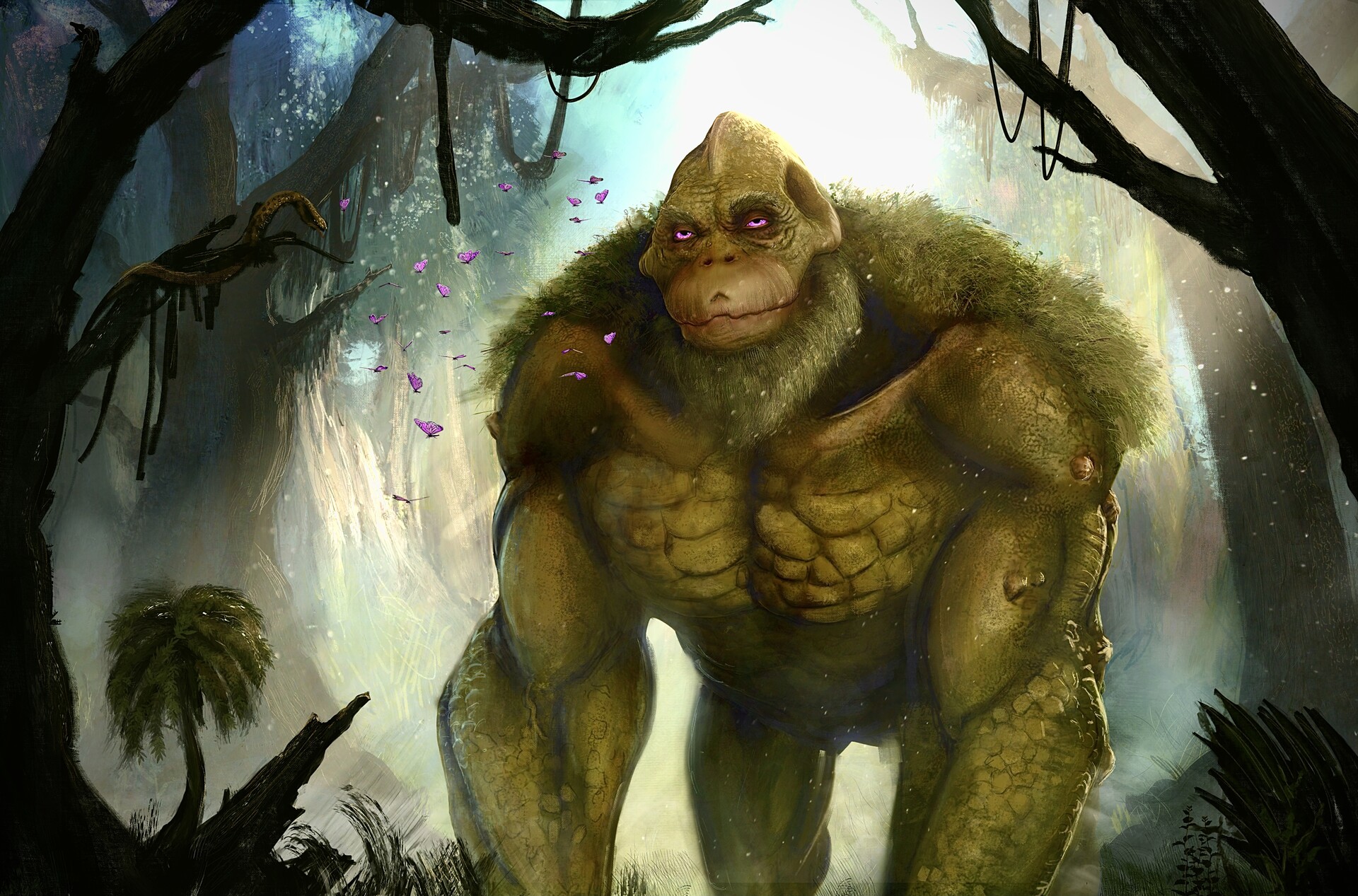 ArtStation - Gentle Swamp Giant
