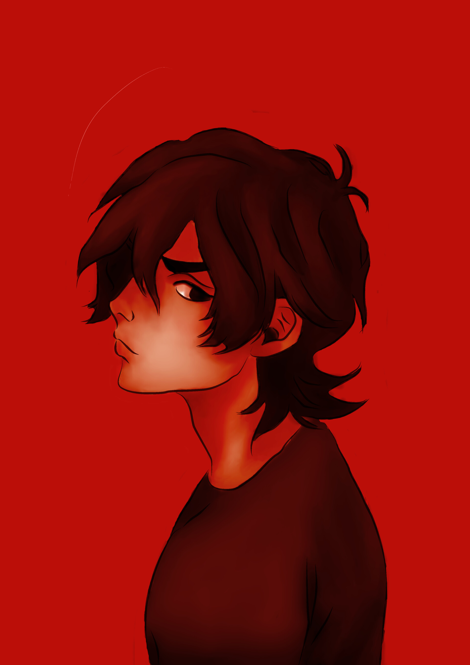 how to draw keiths hair