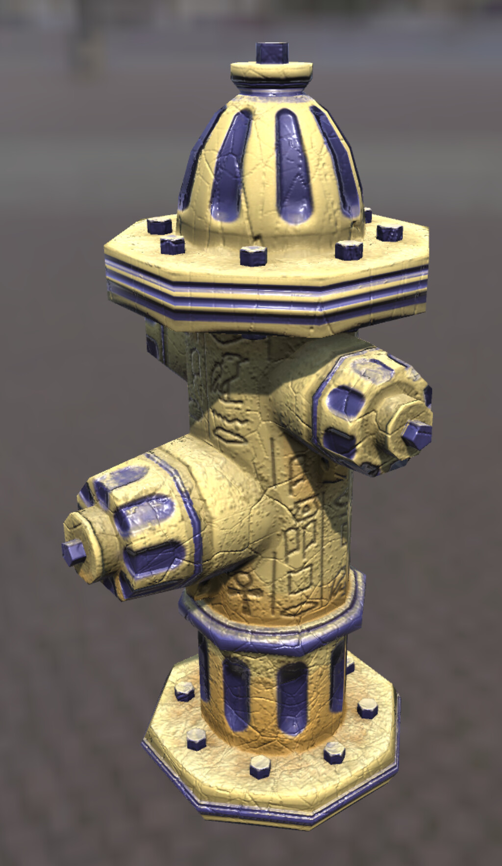 ArtStation - Hydrant in Ancient Egyptian style