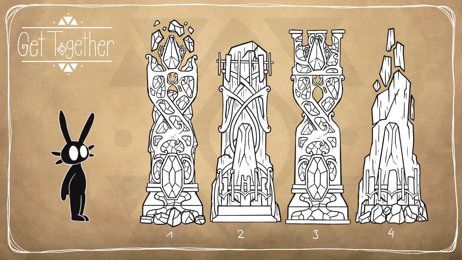 Heinrich Hammann - Conceptart for GetTogether - Interactibles