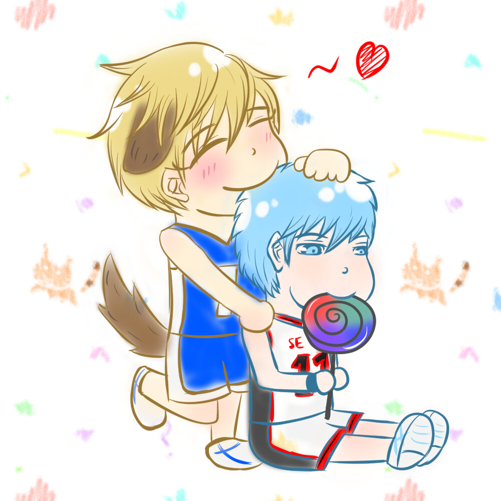 Kagami X Kuroko Chibi