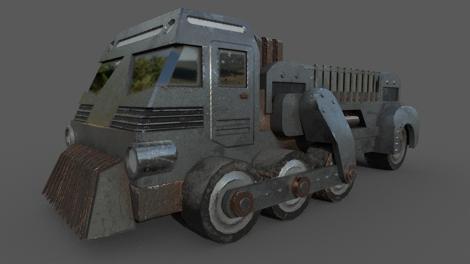 ArtStation - Low-Poly Truck Design