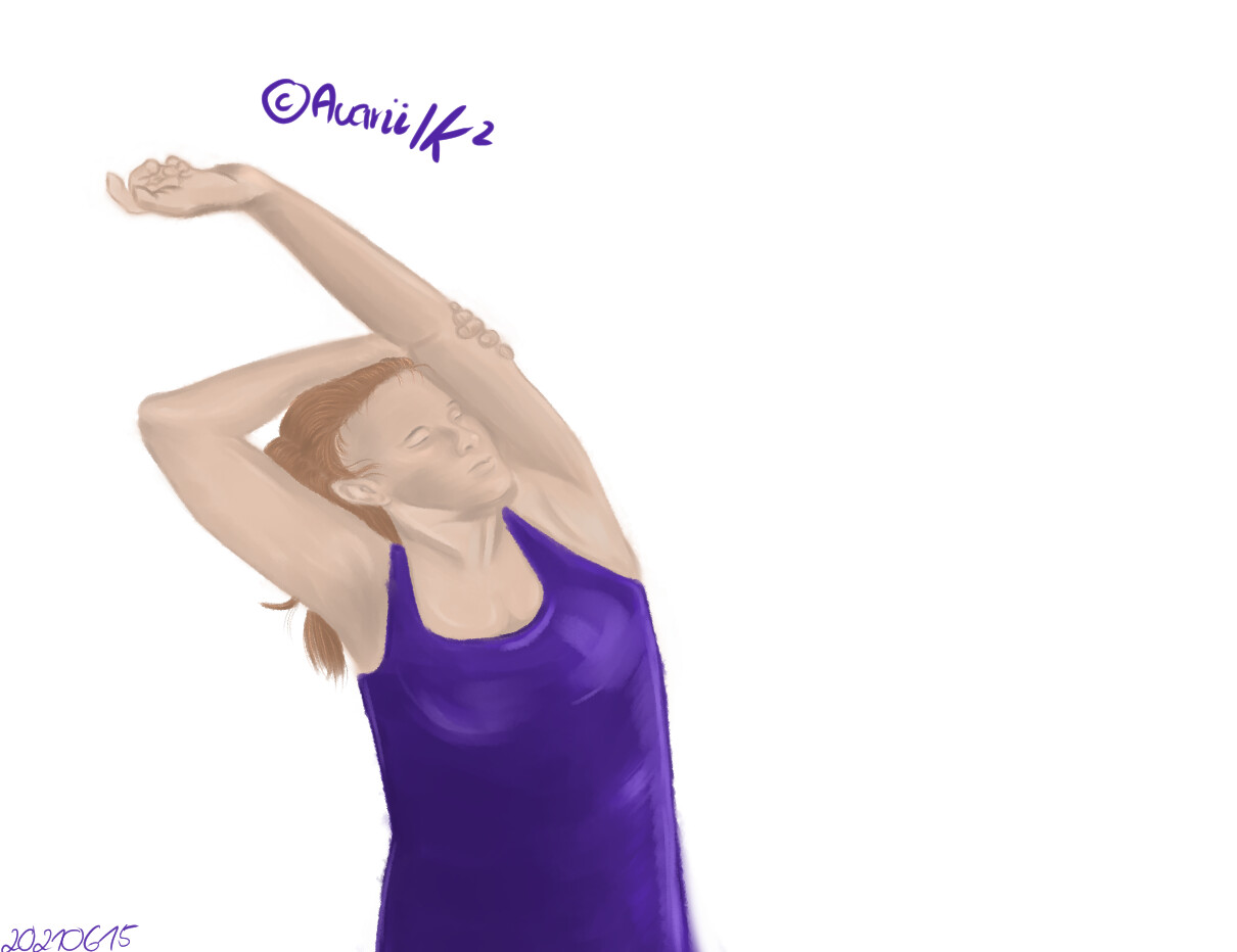 ArtStation - Painting: Stretching