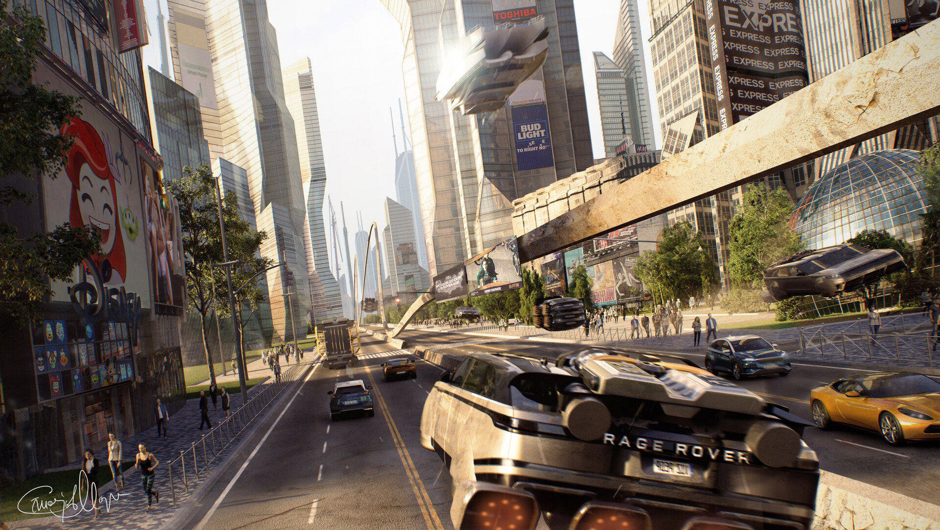 Marko Stojkovic - Earth 2100, Cityscape