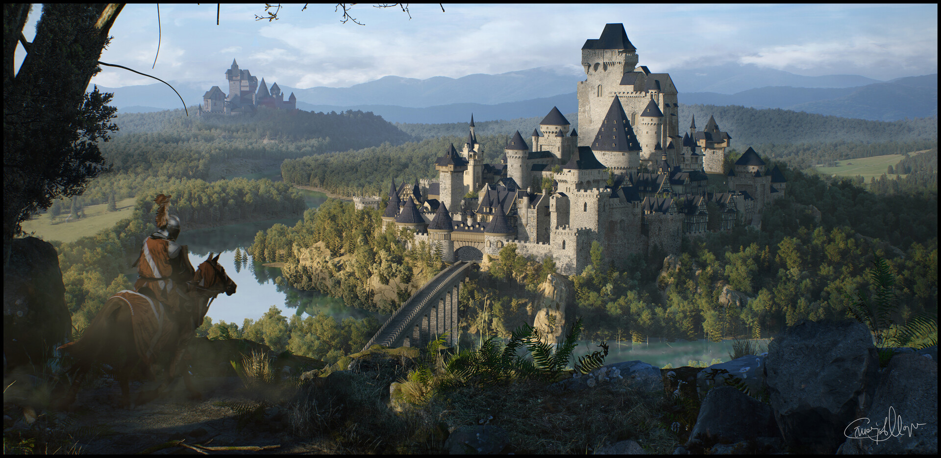 ArtStation - Earth 1100, Castle