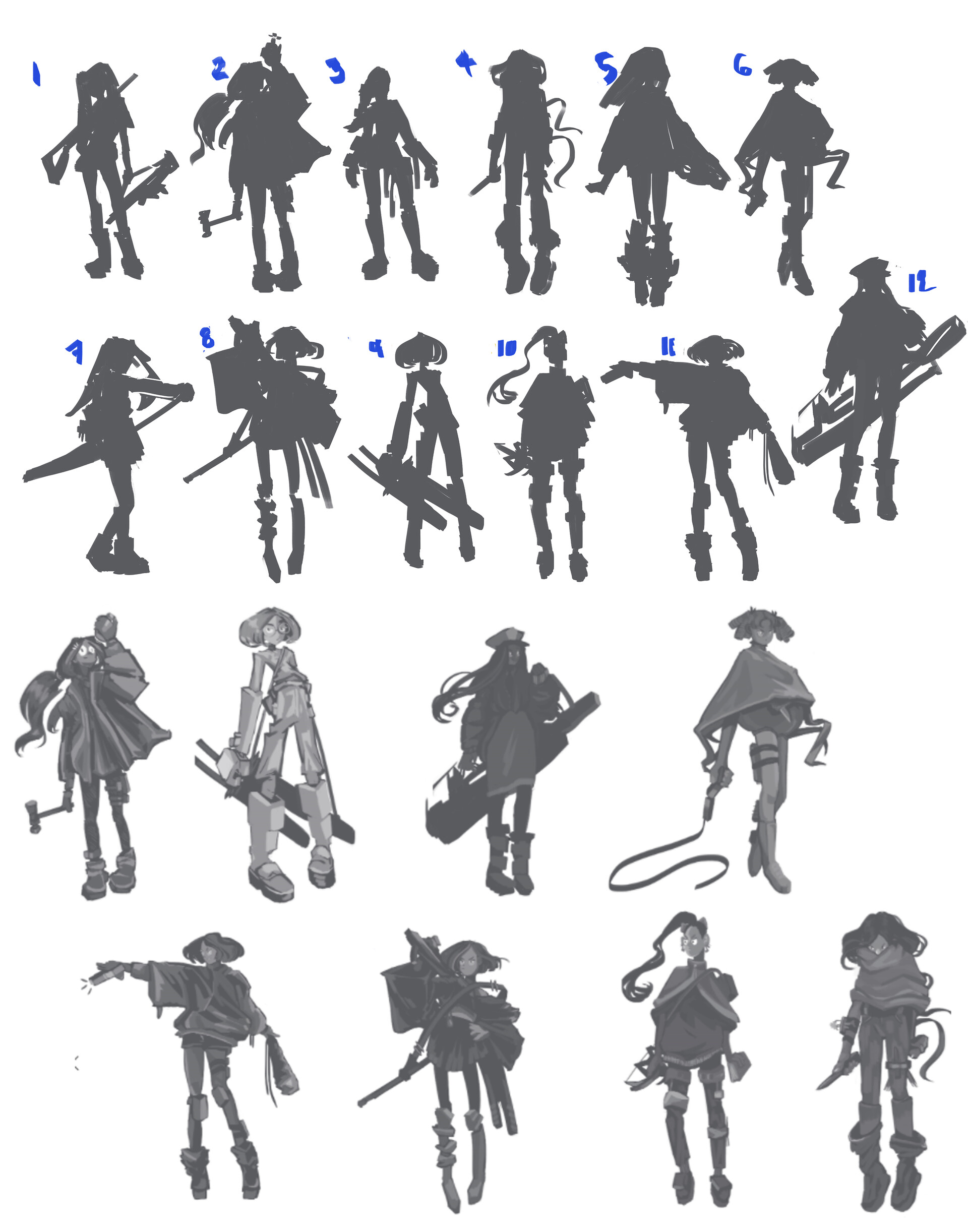 ArtStation - Original Character Ideation