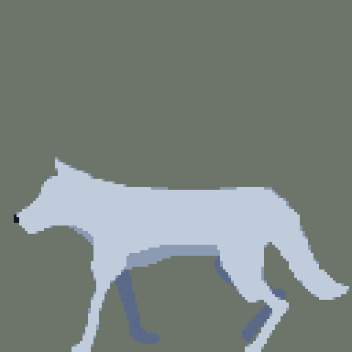 ArtStation - Wolf Pixel Art