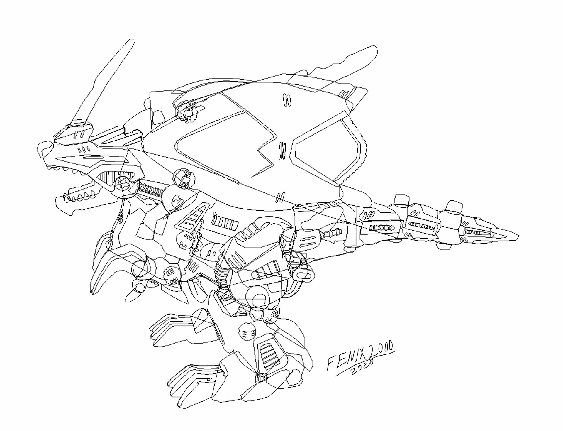 ArtStation - Zoid Genobreaker line