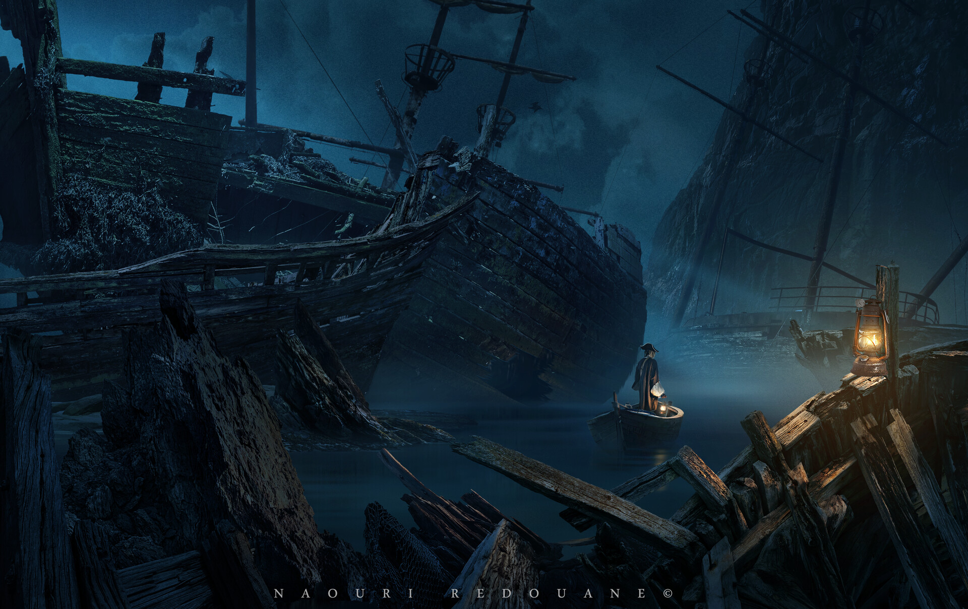 ArtStation - Ships graveyard