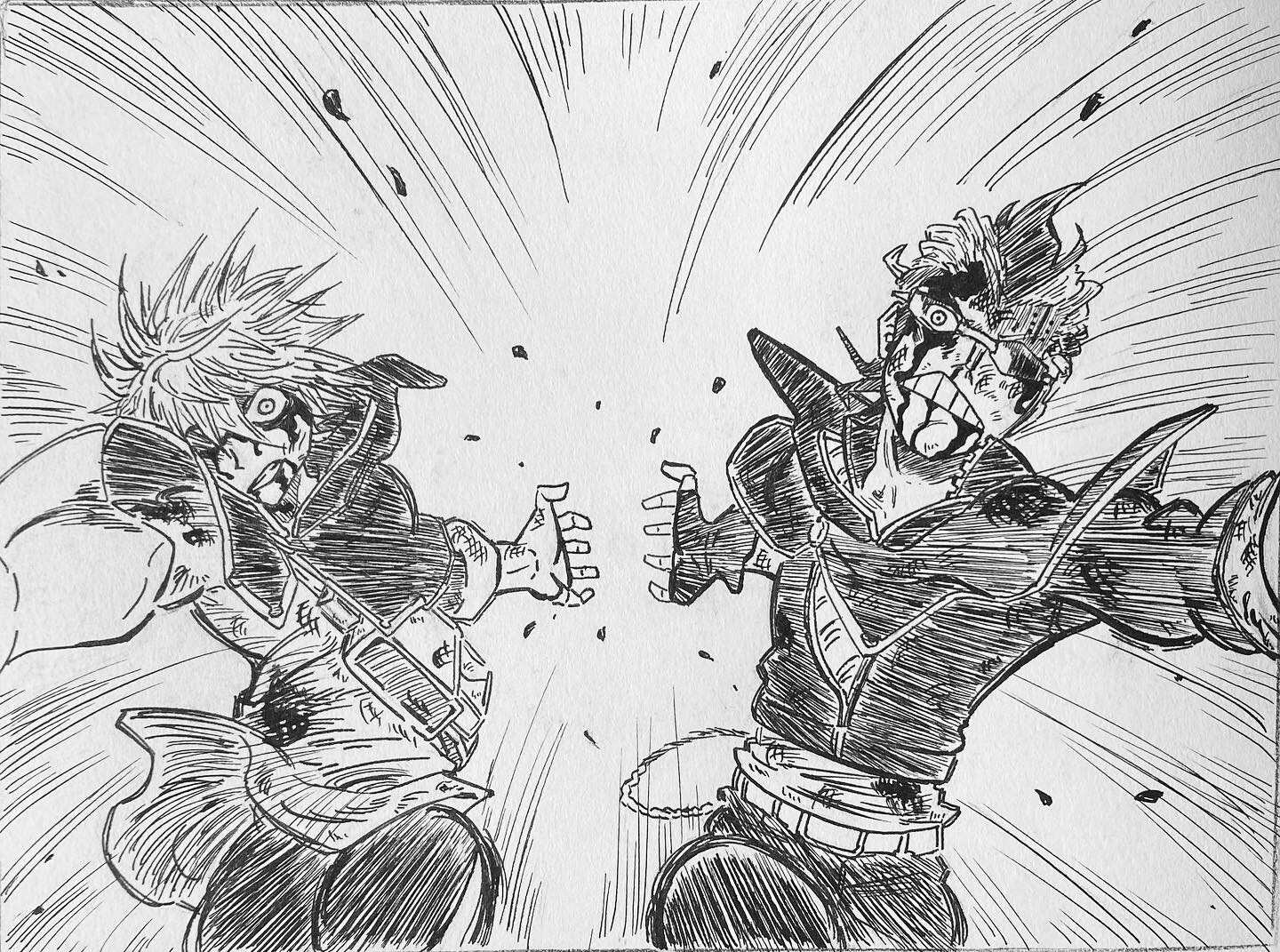 ArtStation - Manga Panel Inking