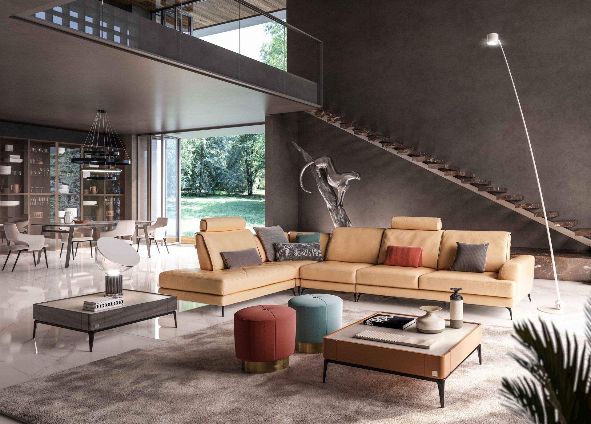 PP Wang - 顾家2019年度意式空间合作渲染项目-简历之其九