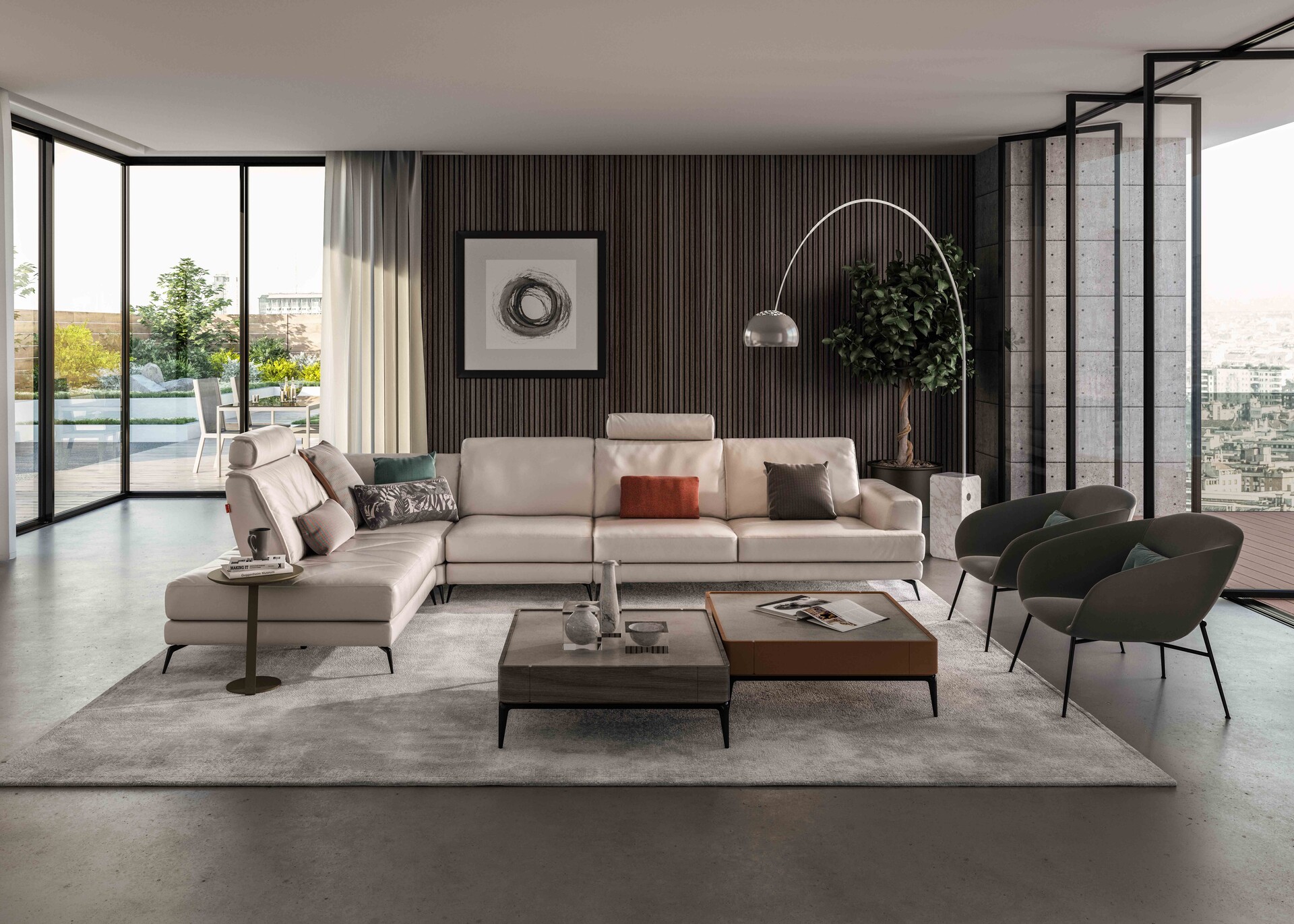 PP Wang - 顾家2019年度意式空间合作渲染项目-简历之其九