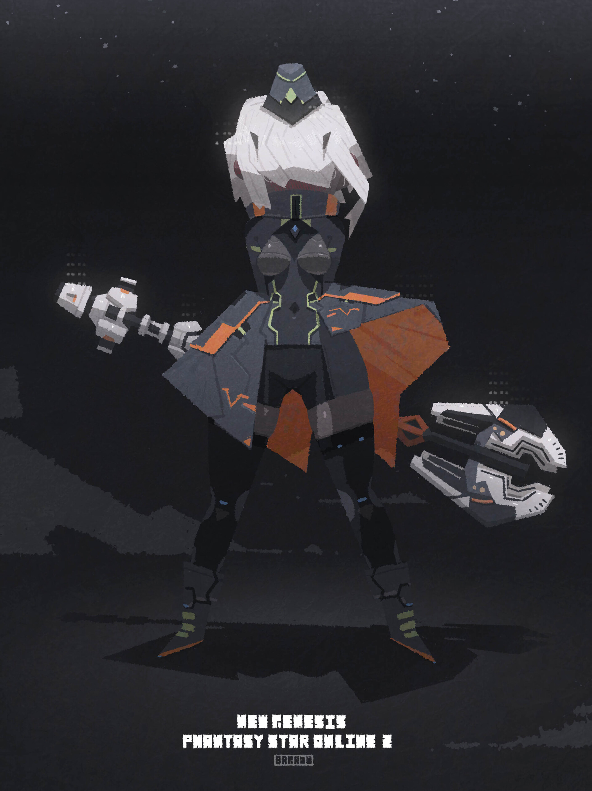 ArtStation - PSO2NGS Fanart