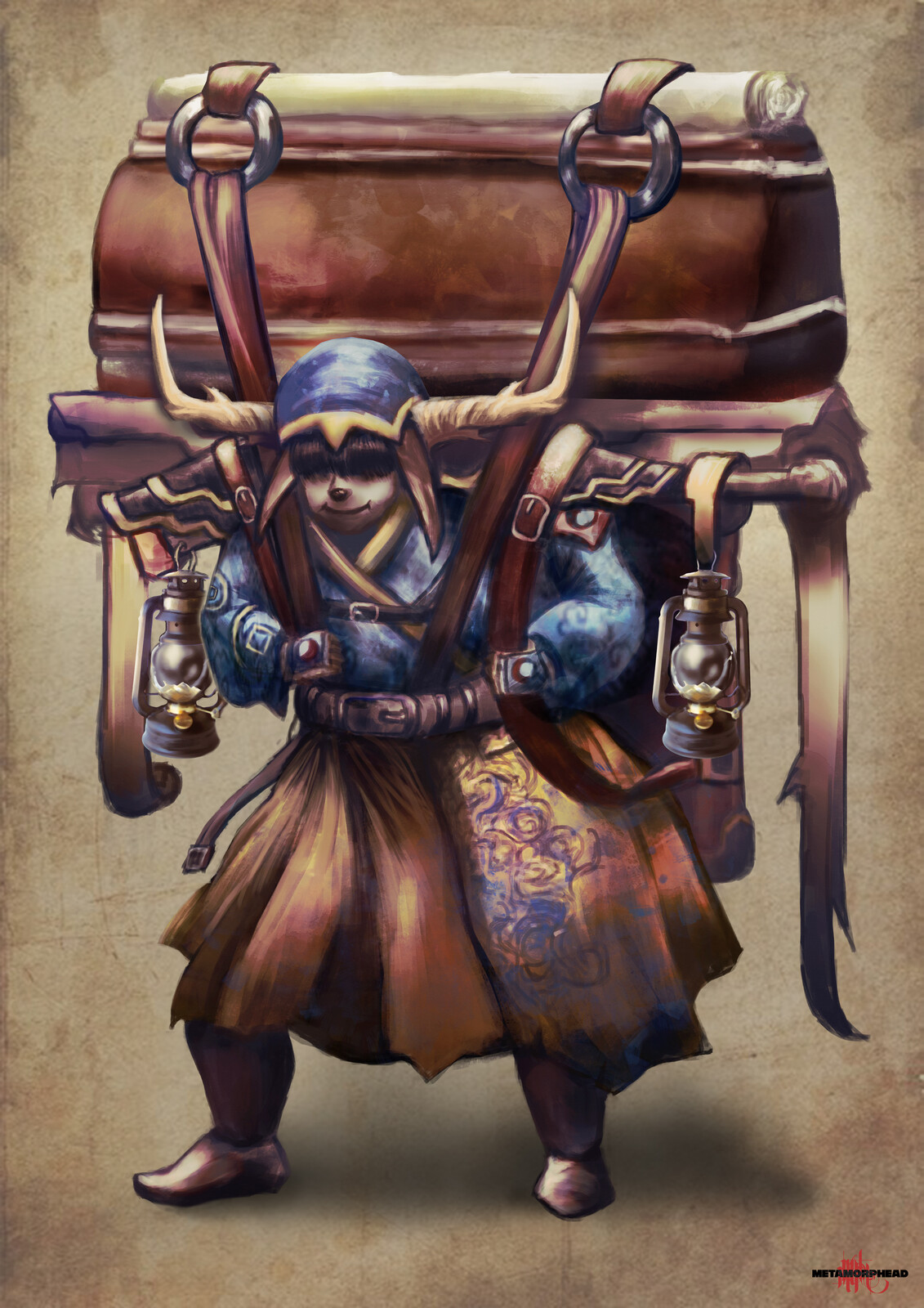 Morphomori - Kibbles Khan The Ho'ask Glien Merchant - for Arcadum's DND