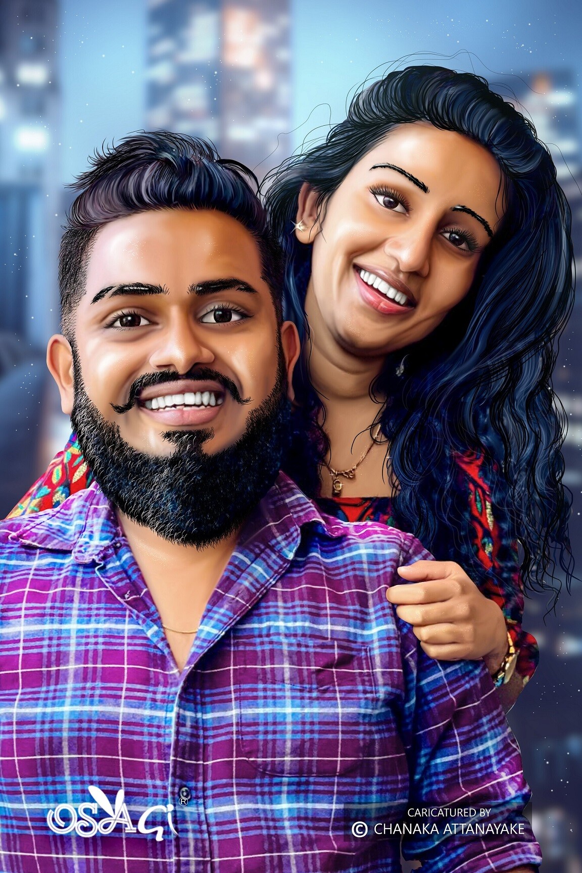 ArtStation - Lovely Cartoon Couple