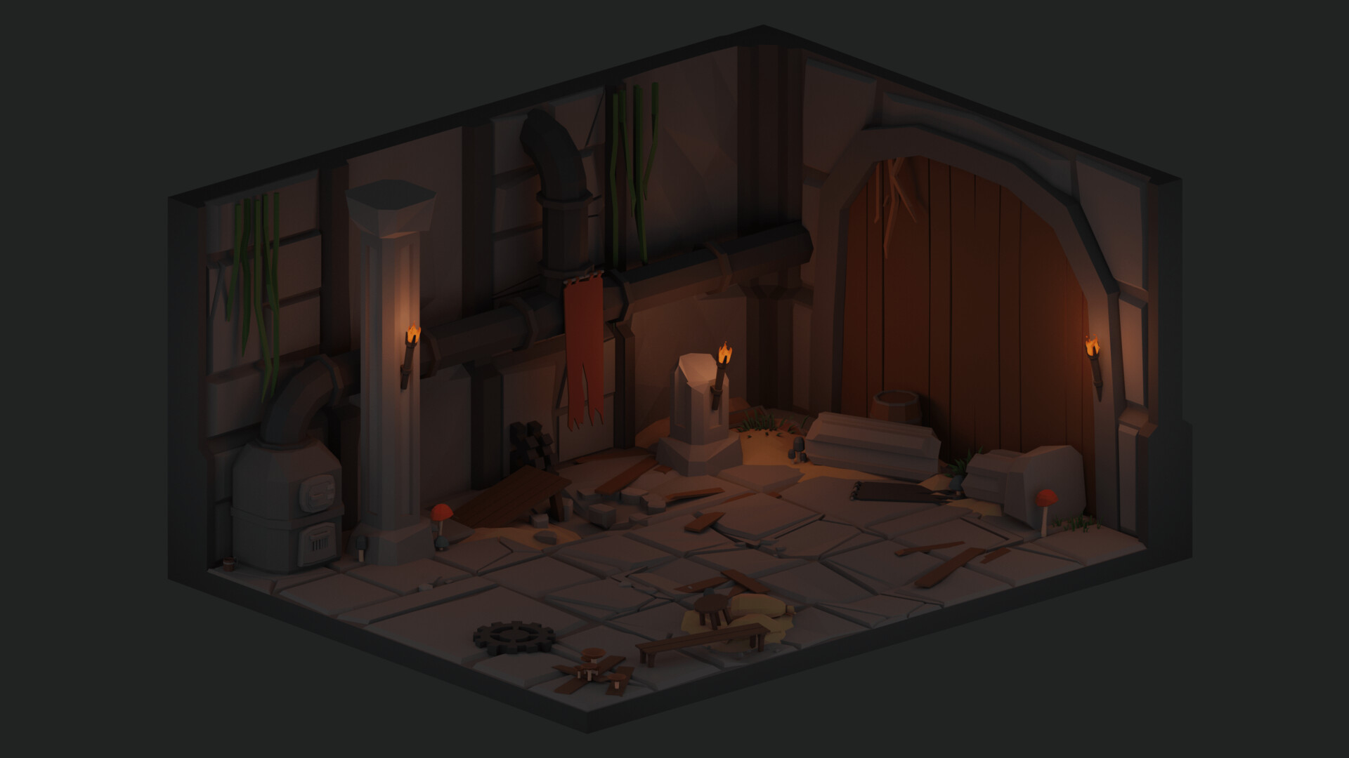 ArtStation - Dungeon Diorama