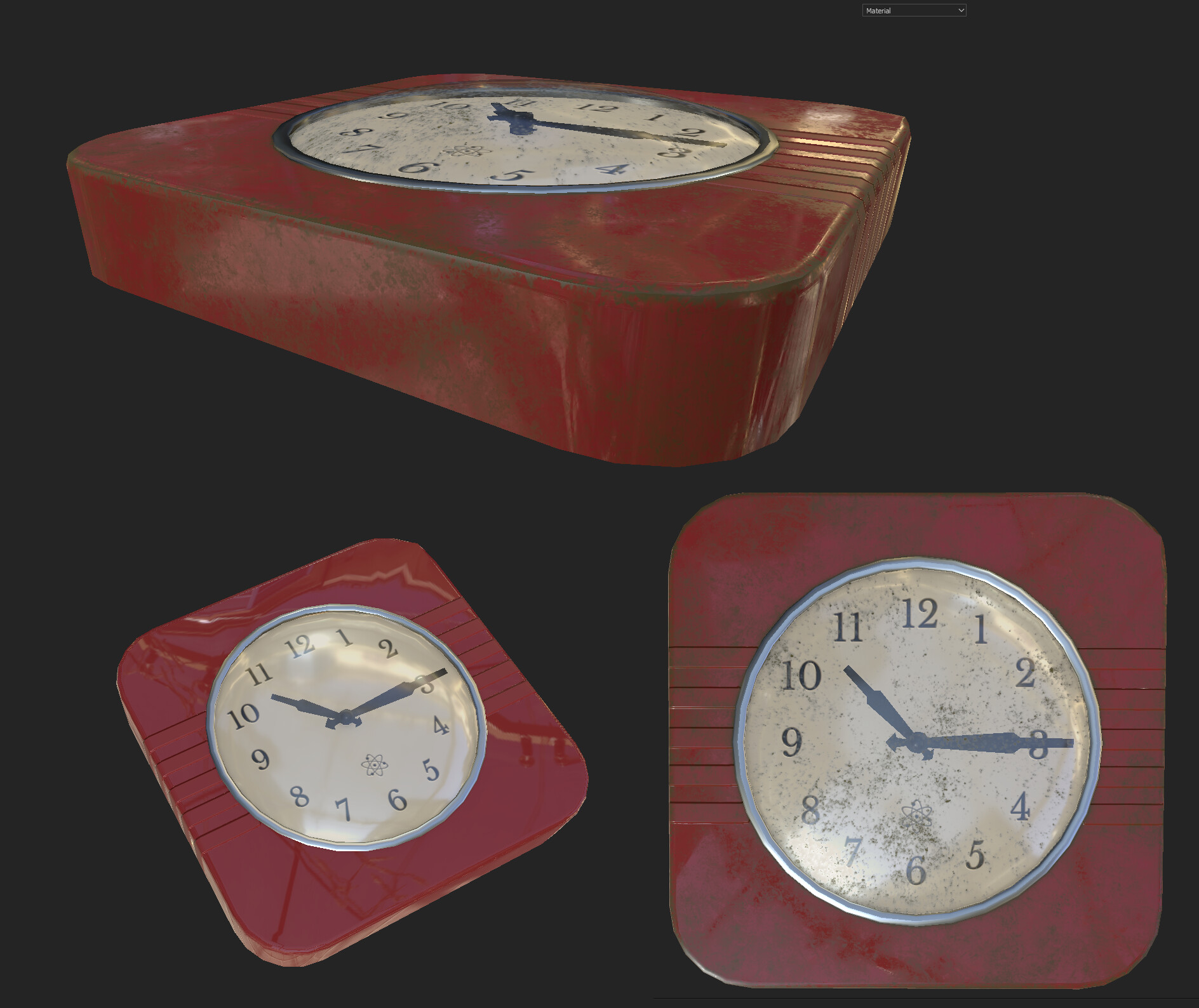 ArtStation - Retro Diner Clock