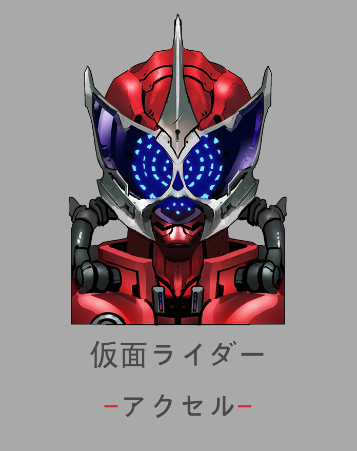 ArtStation - kamen rider accel