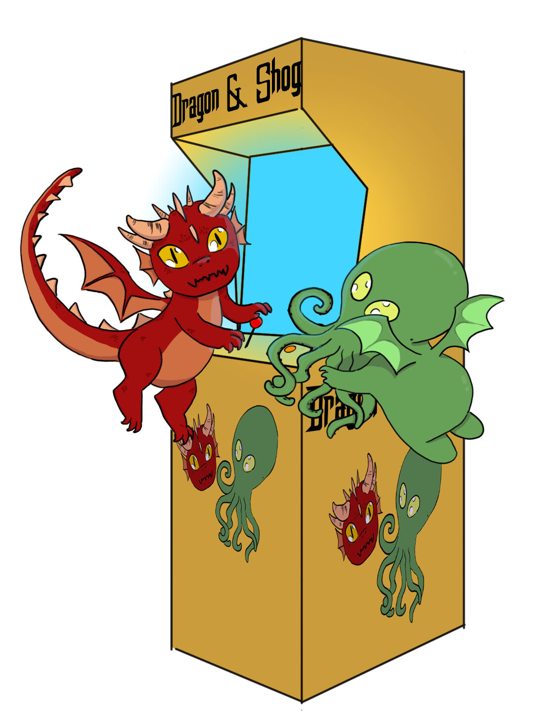 ArtStation - Dragon et Shog