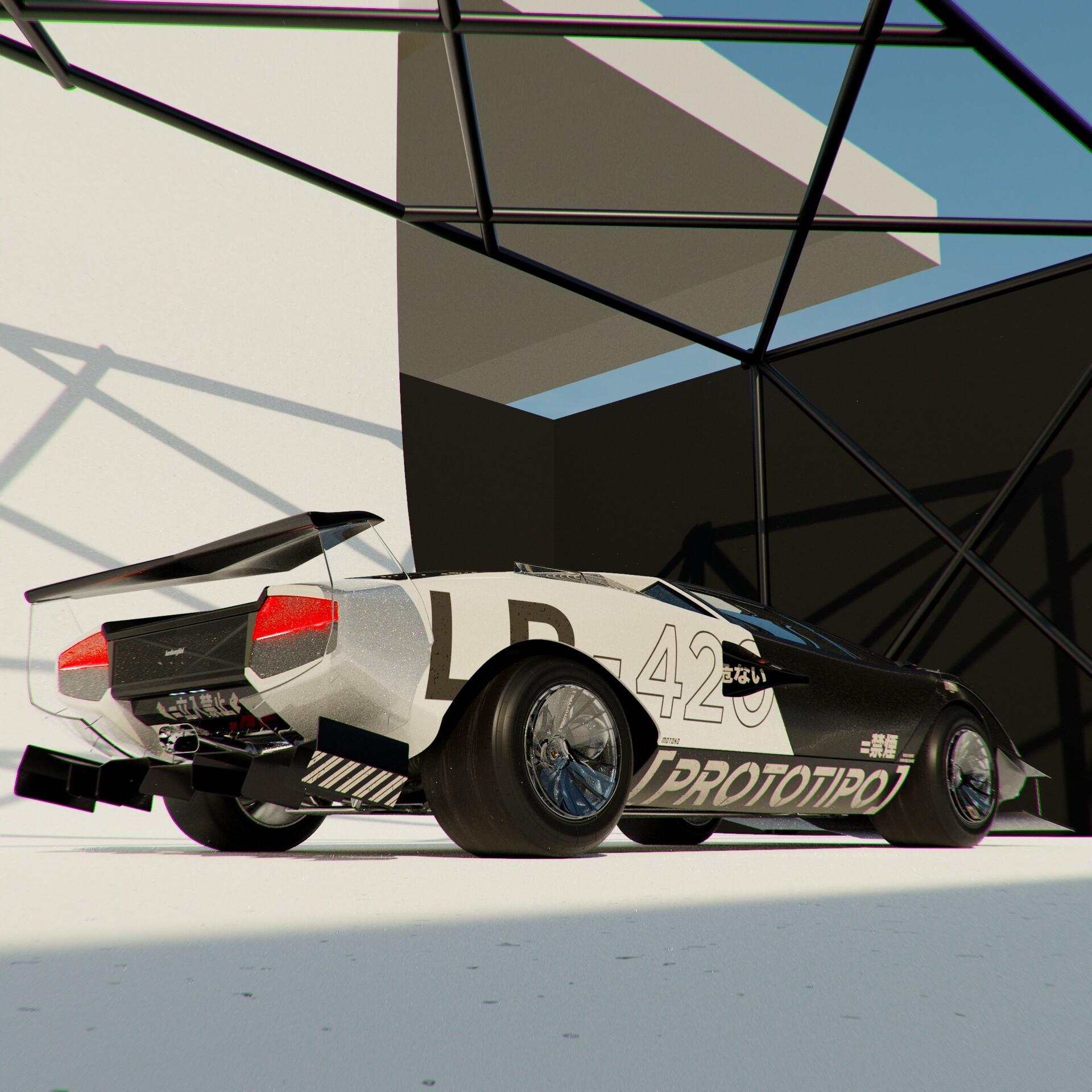 Broken Doodle - Lamborghini Countach LP 420 Kit V2