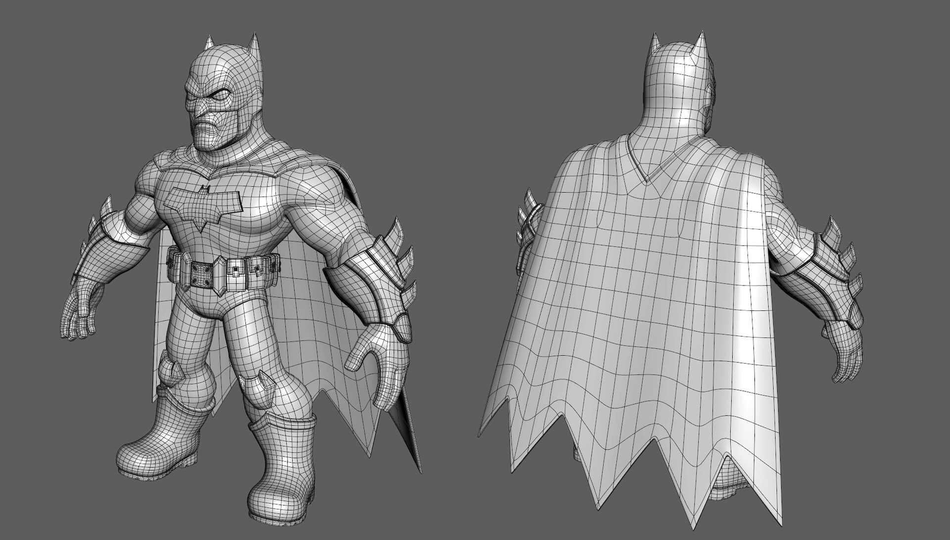 Joseon Zhao - Batman remade from ingame modeling