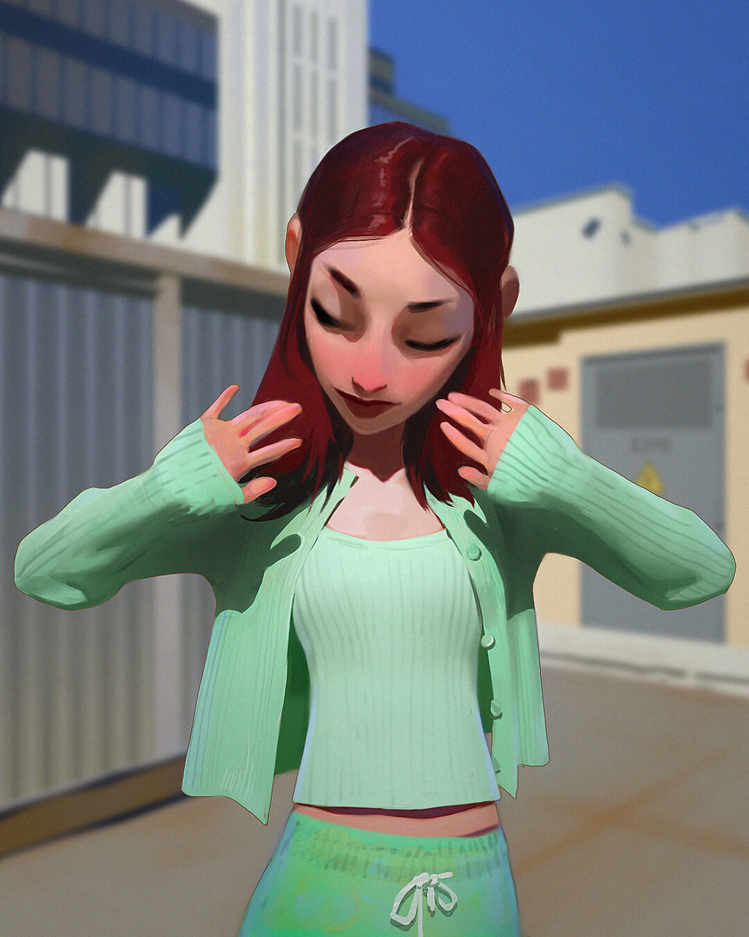 ArtStation - Samdoesarts inspired study. Kind of :)