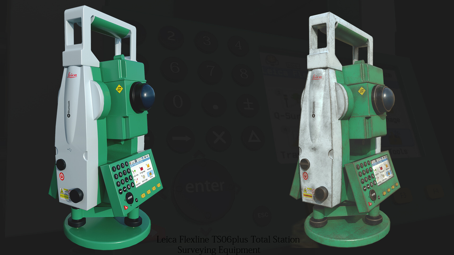 ArtStation - Leica FlexLine TS06 plus total Station