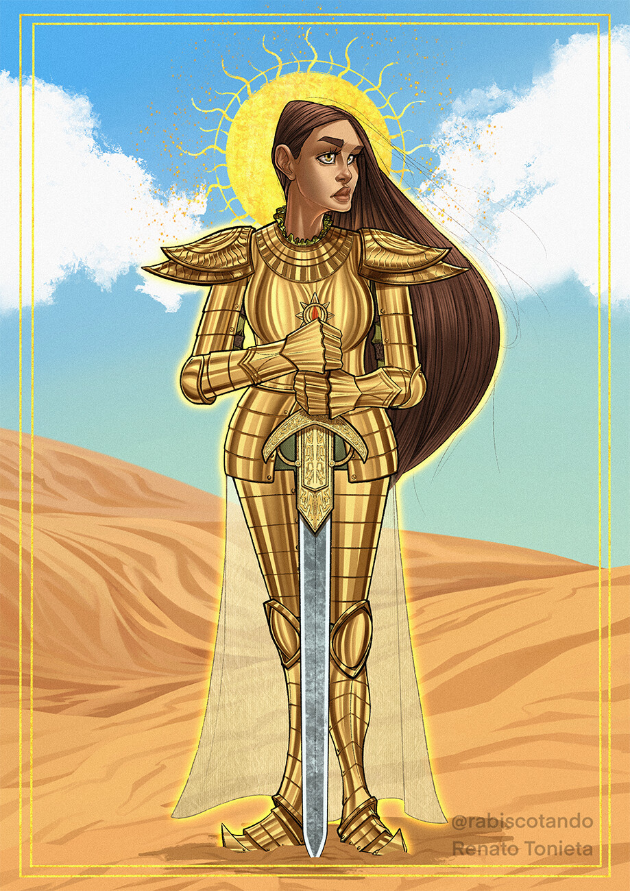 ArtStation - Zia Asfa - Princess Warrior of the Sun