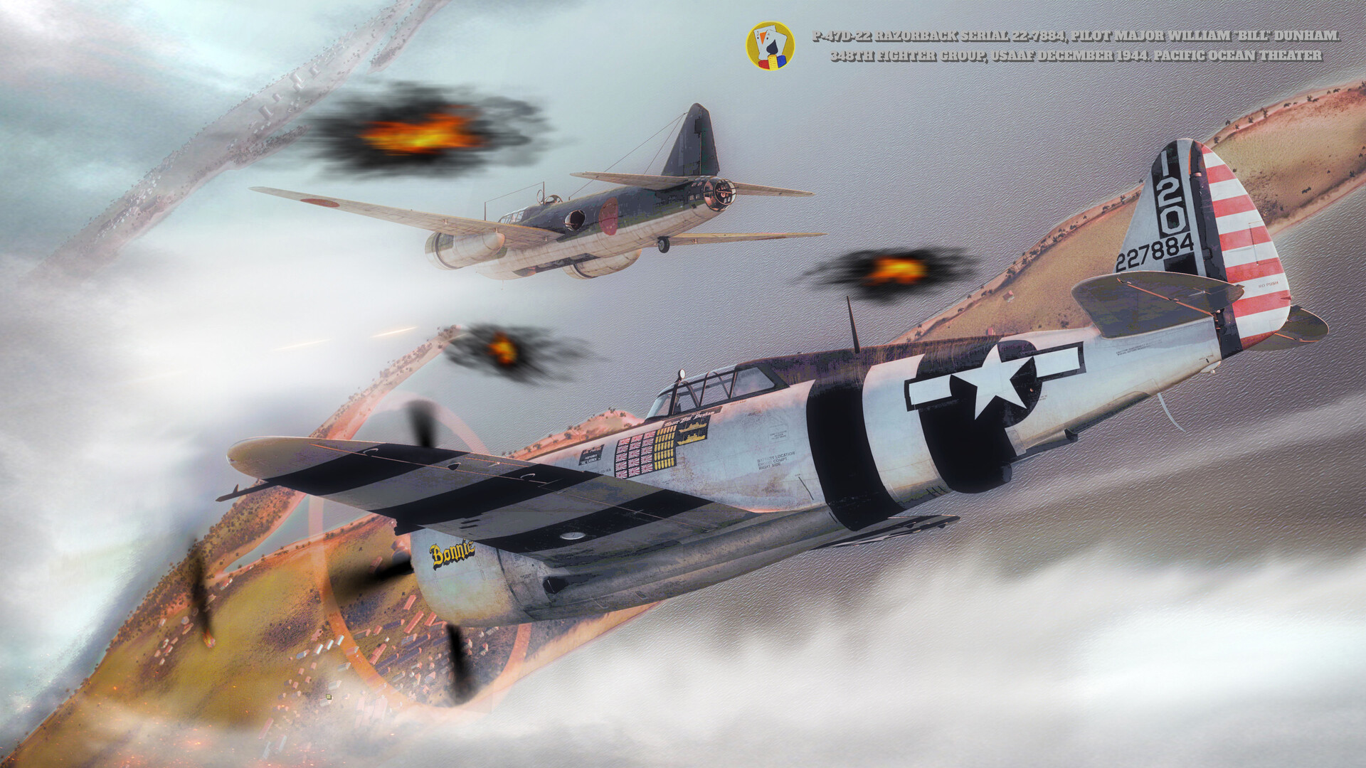 ArtStation - P-47D-22 Razorback 348 from Fighter group.