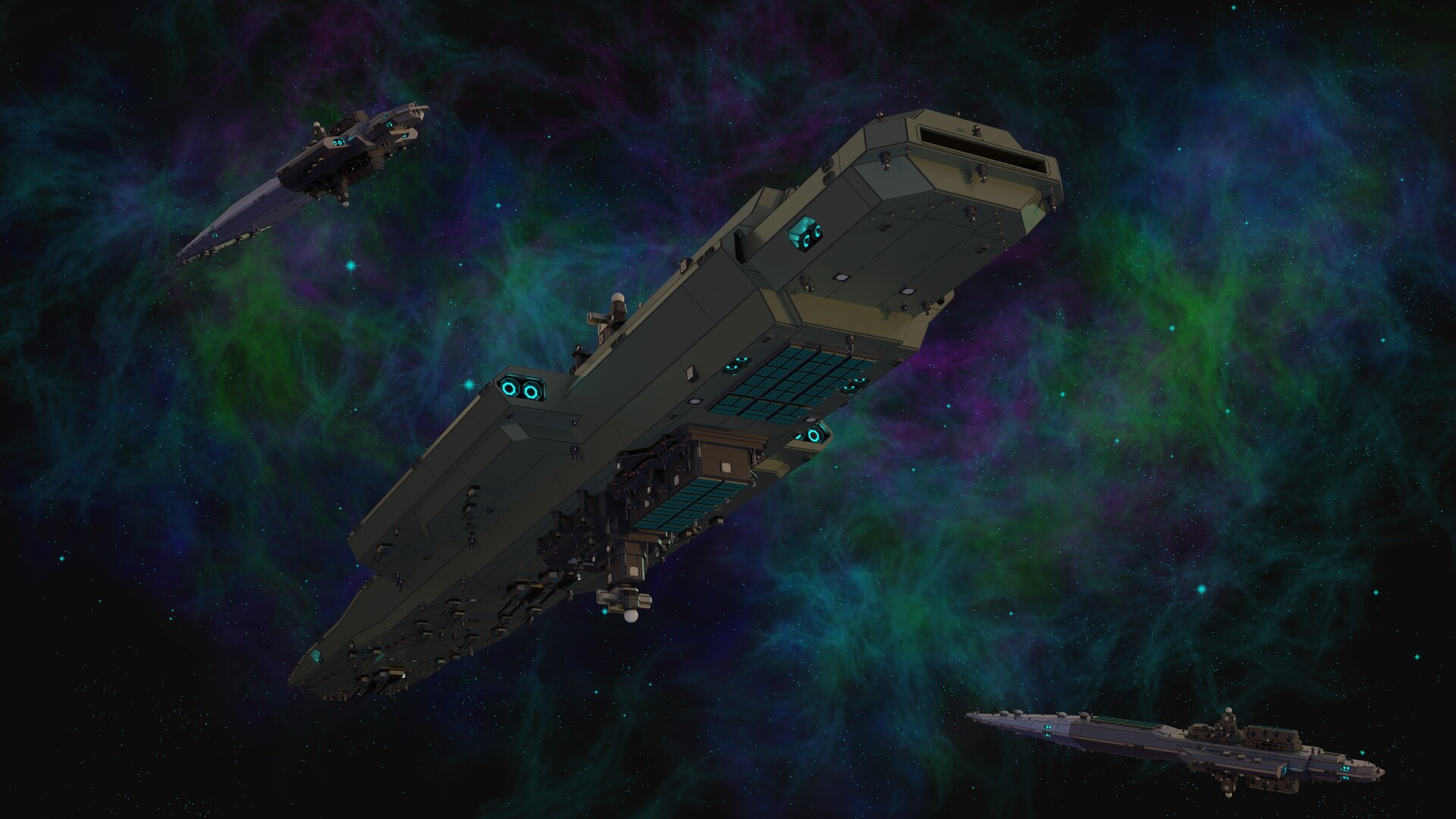 ArtStation - Vorm Light Battleship Rear