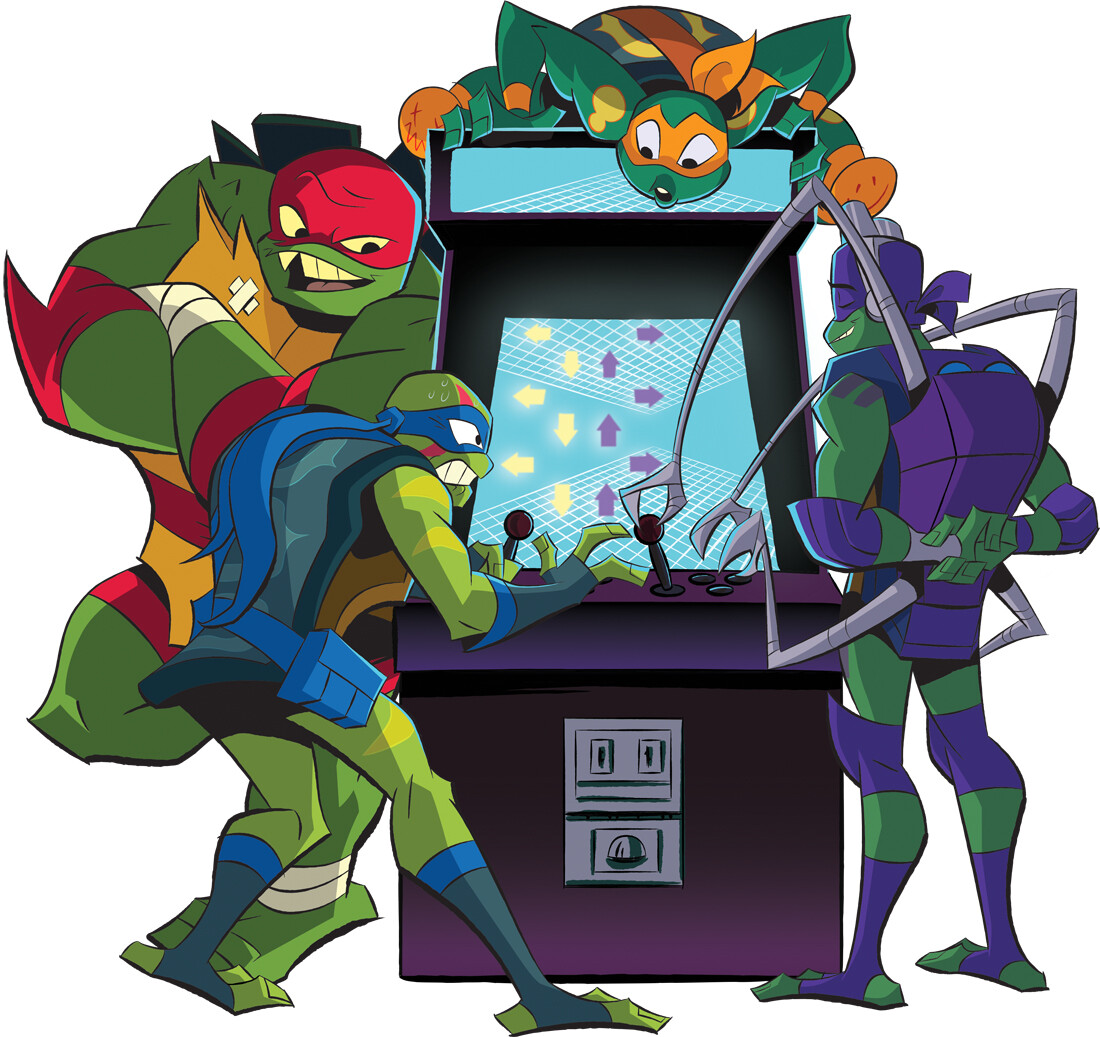 ArtStation - Group shots for Merch - Rise of TMNT