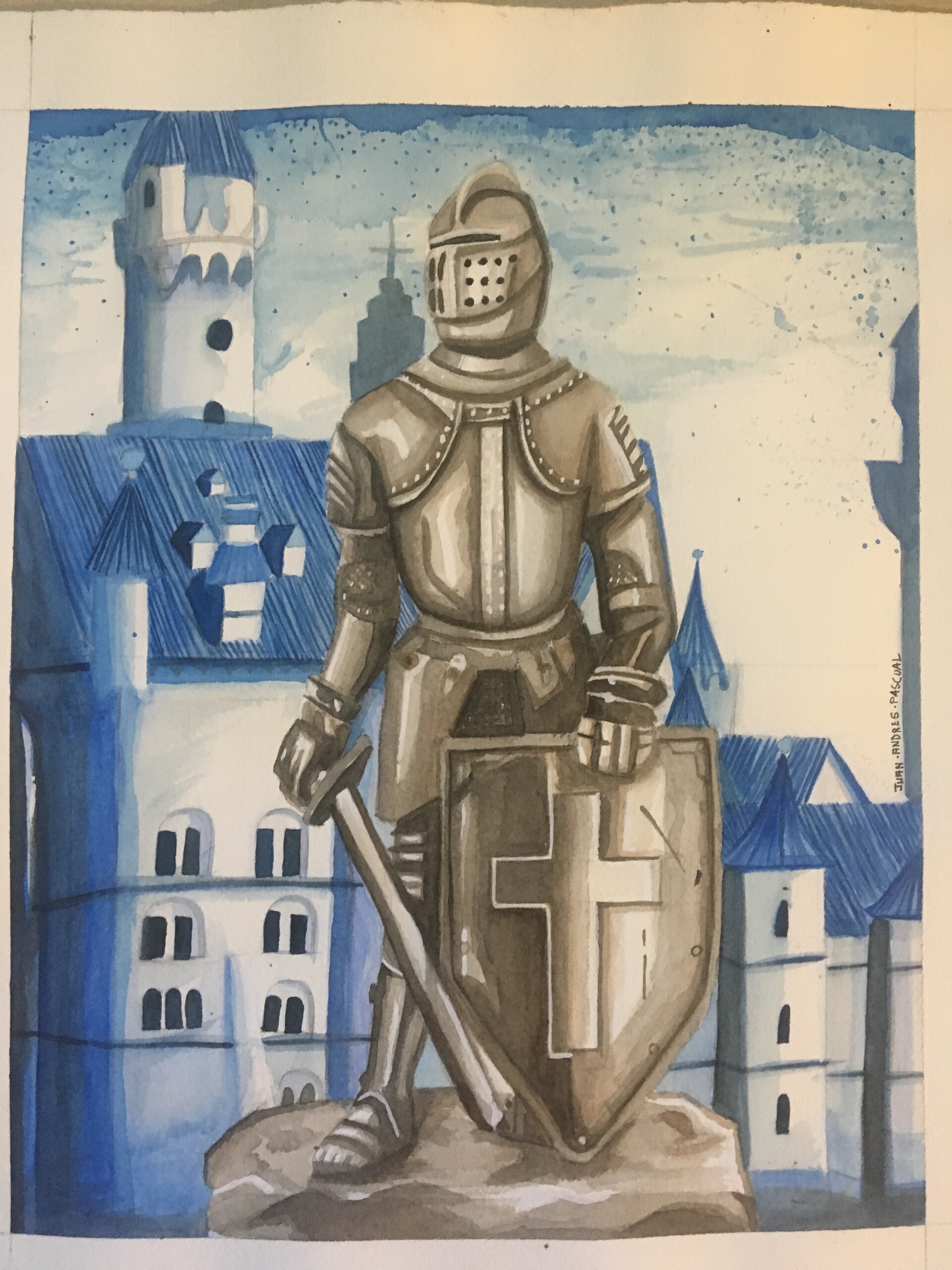 ArtStation - Blue Knight