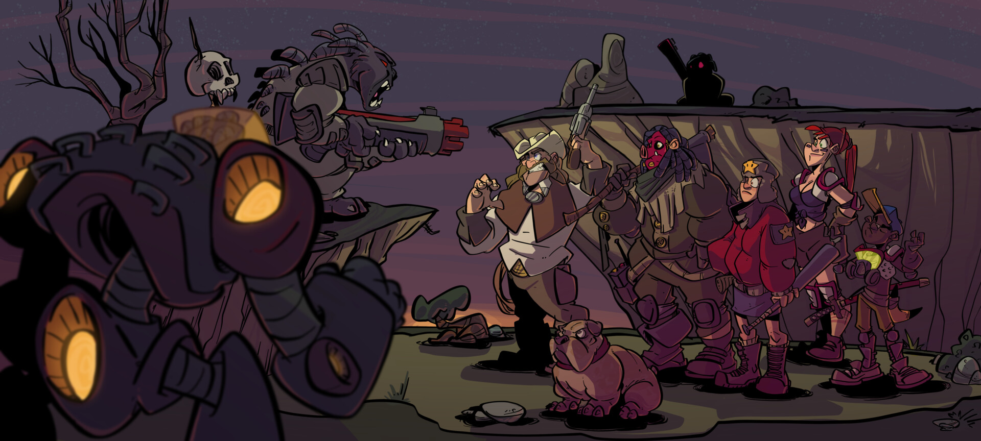 ArtStation - Crossing with the Aliens