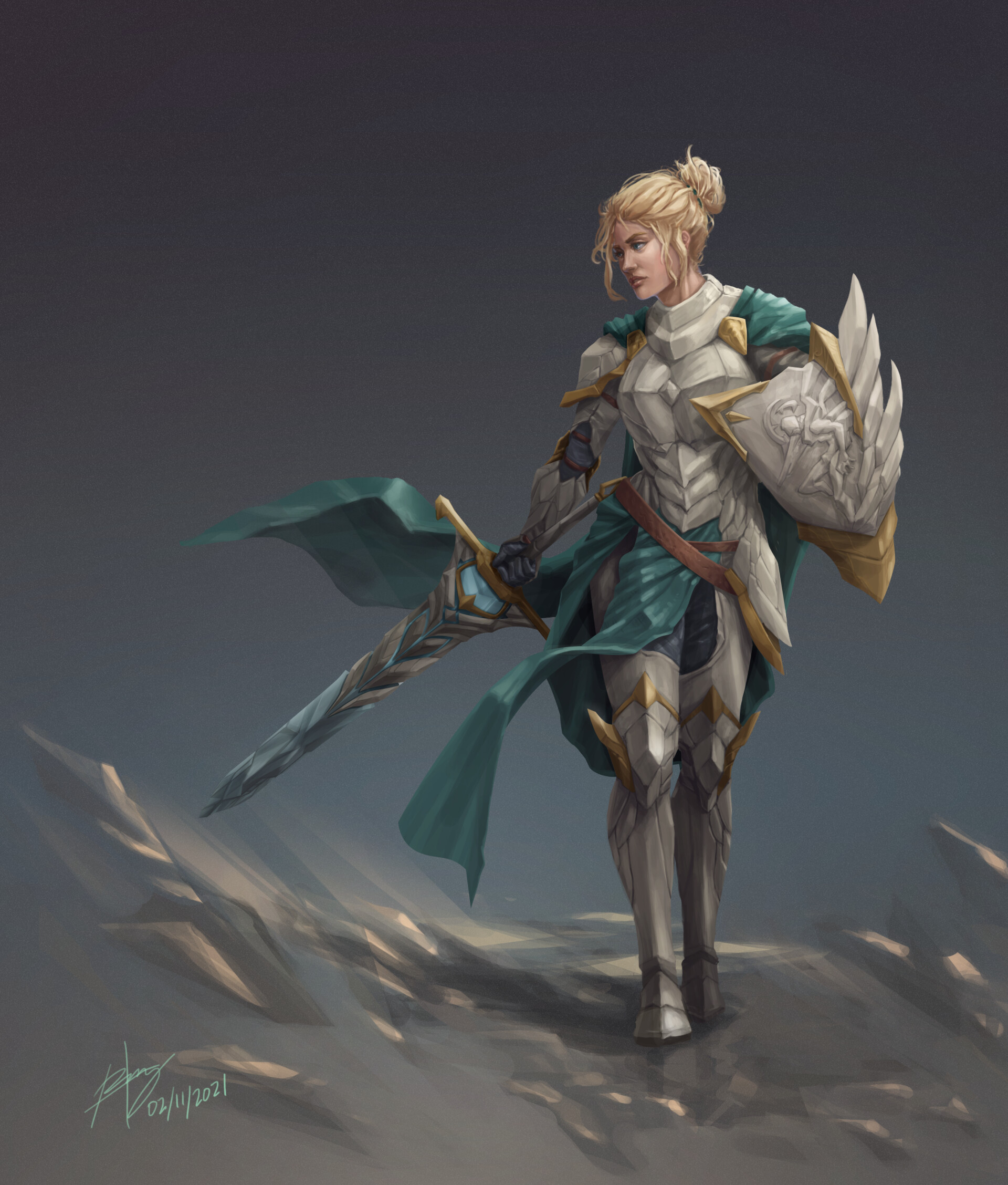 ArtStation - Crystal Knight
