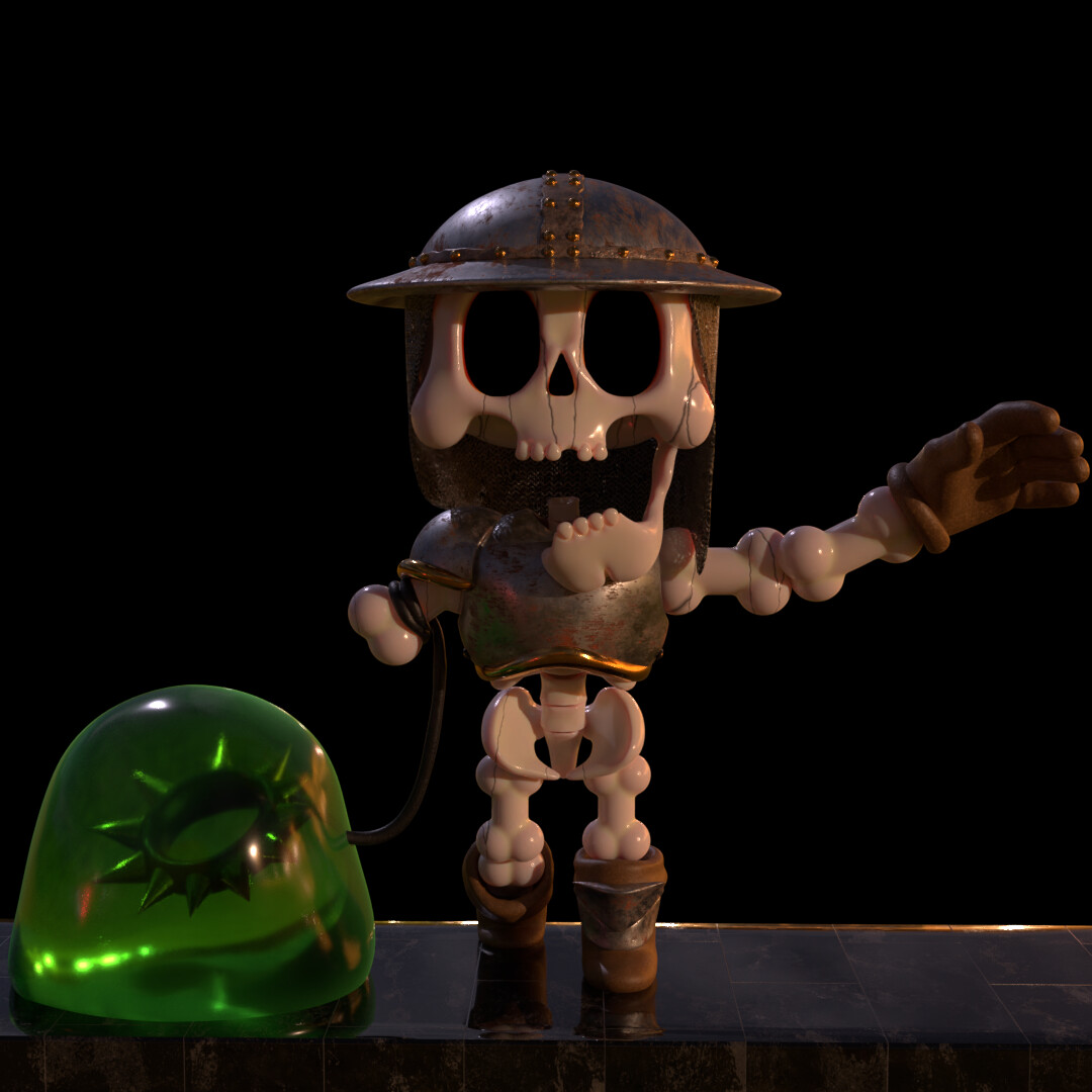Jordan Morin - Skelly Character design.