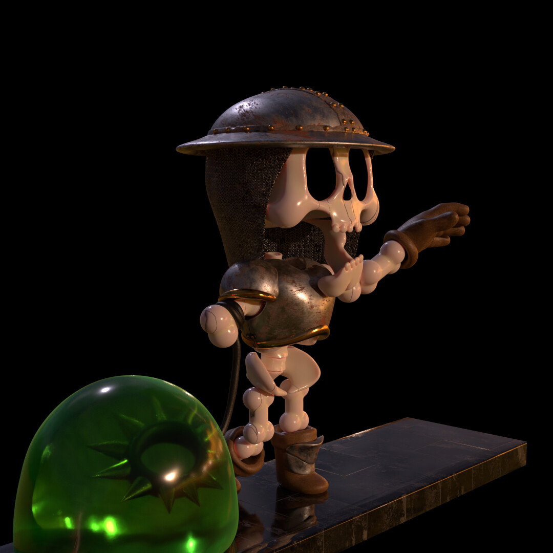 Jordan Morin - Skelly Character design.