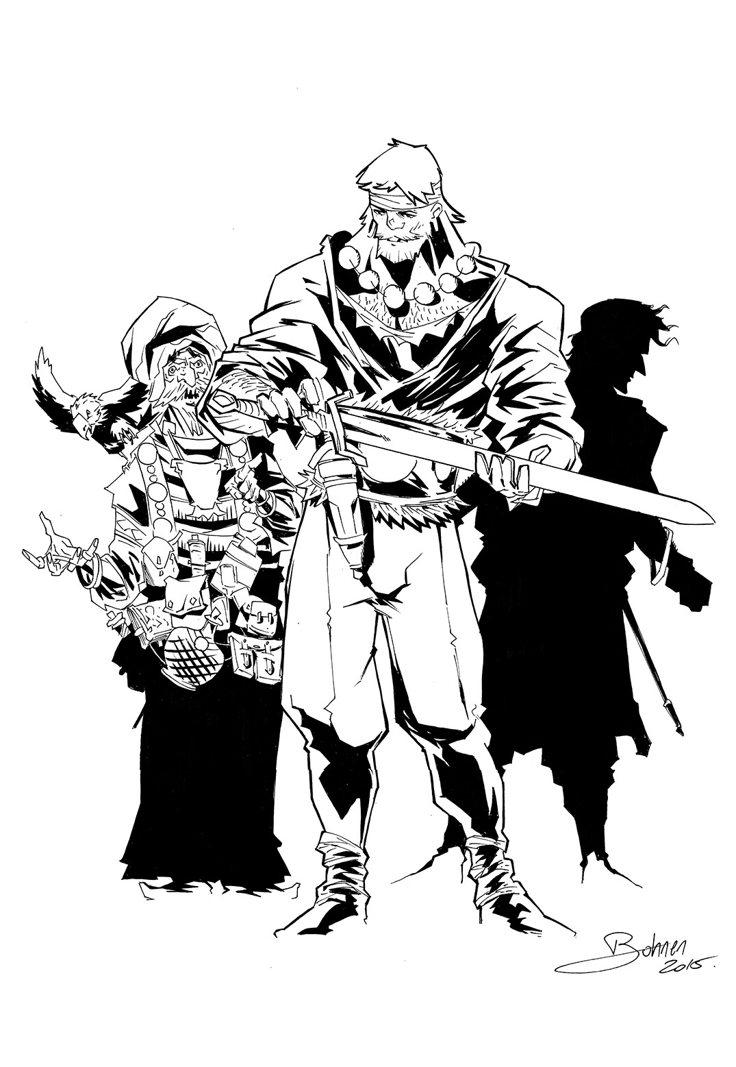 ArtStation - Fafhrd and Gray Mouser Fan Art