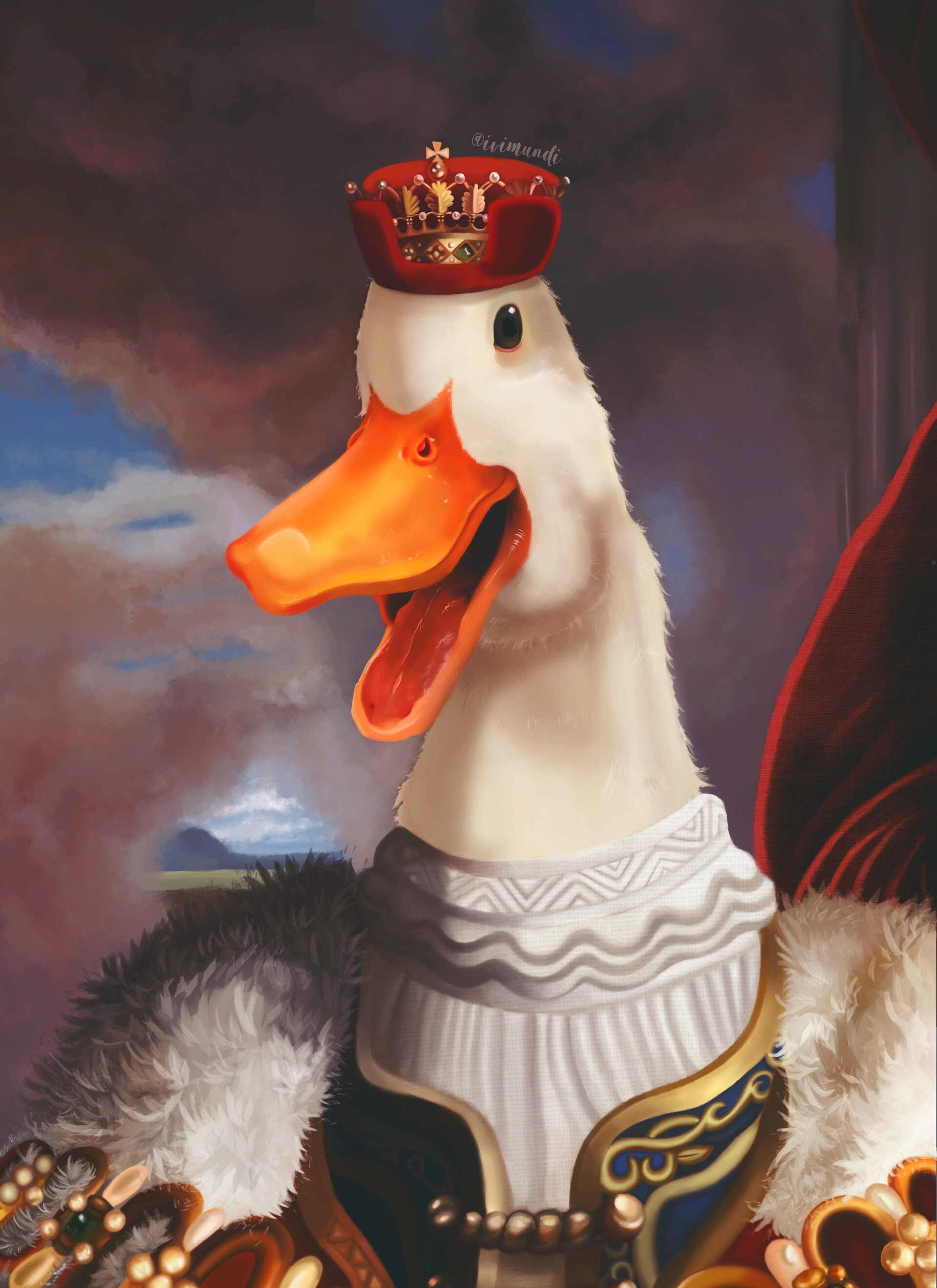 Ivonne Castillo M. - "Pomposo, El Rey" (Pompous, the duck King)