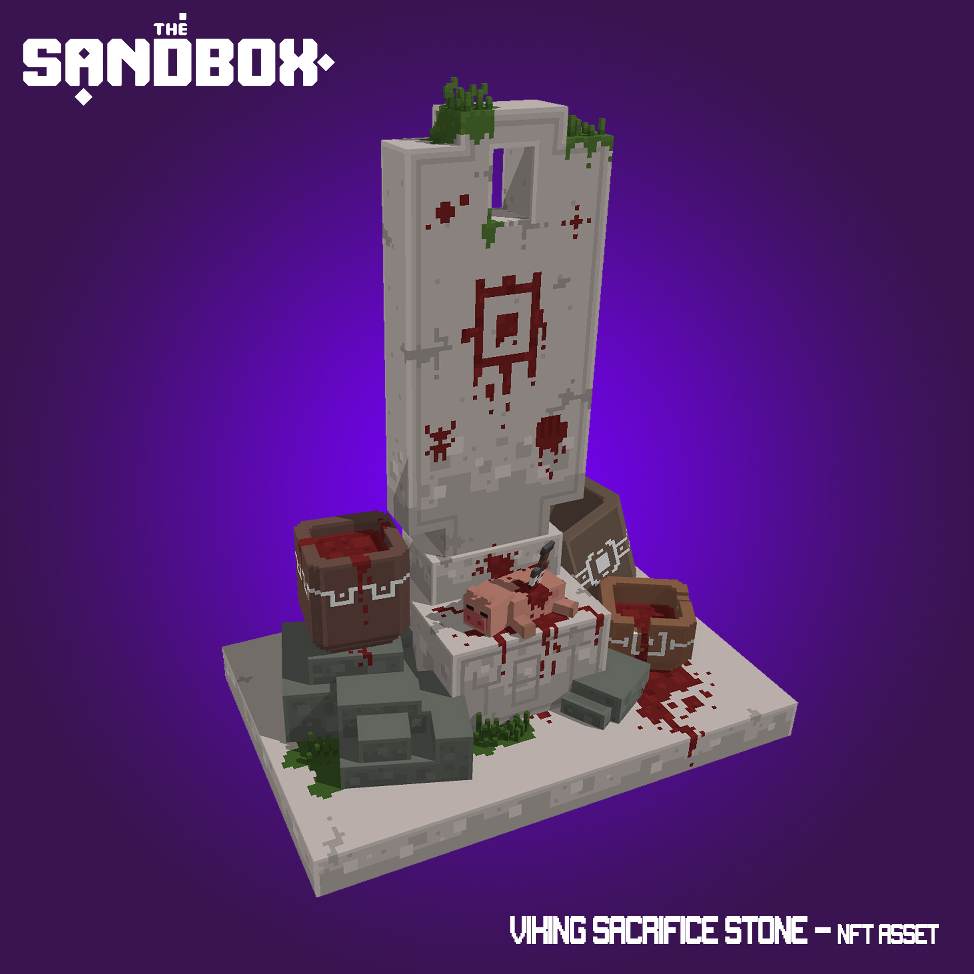 ArtStation - Viking Sacrifice Stone - NFT Asset