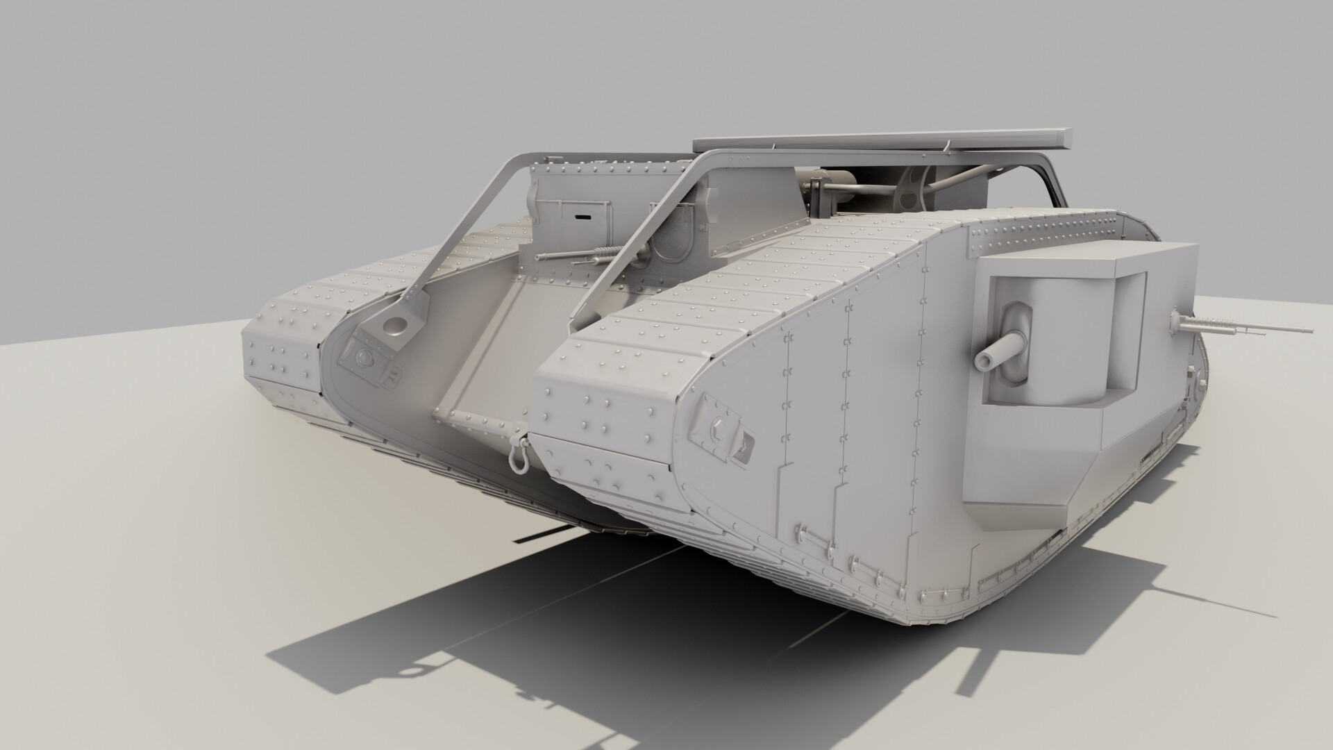 ArtStation - mark v tank