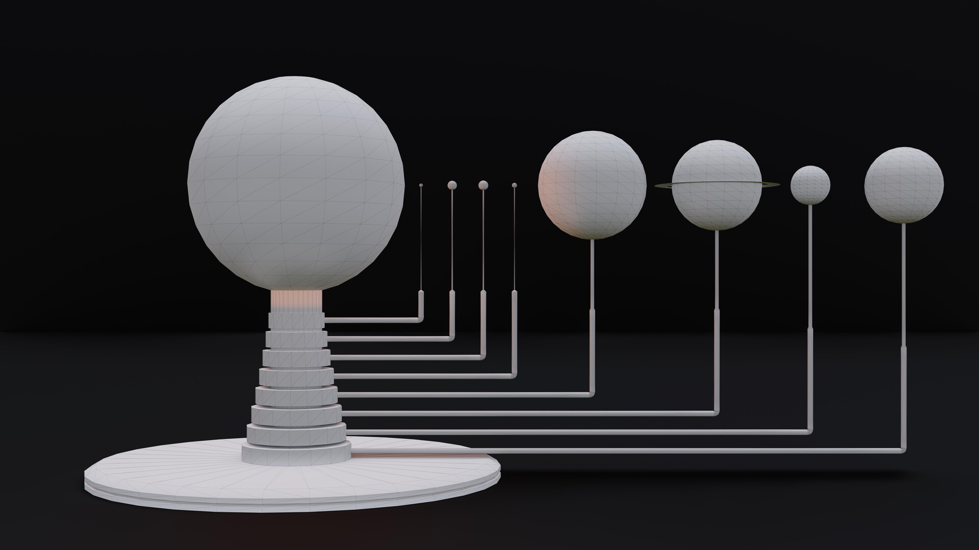 Nathan Wintle - Solar System Model (Orrery)
