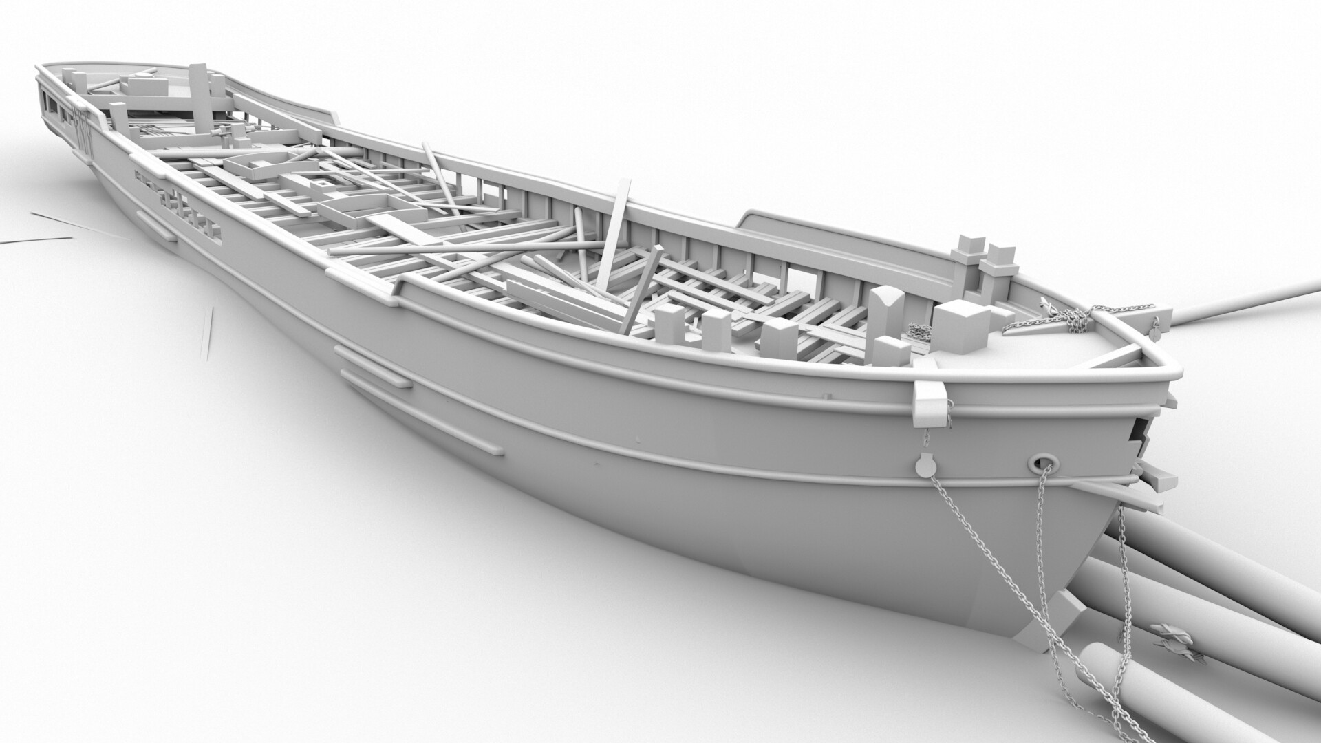 Geoff Lambertsen - "Rouse Simmons" Wreck model - For National ...