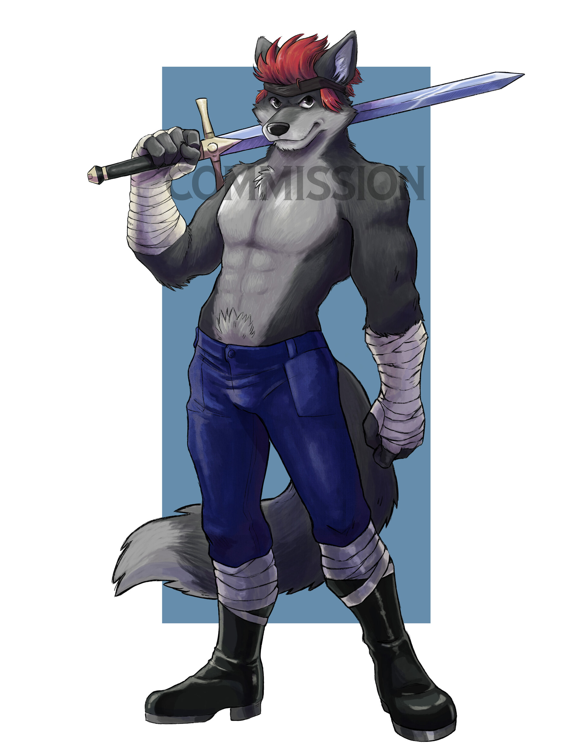 Stephanie Corgi - furry commission