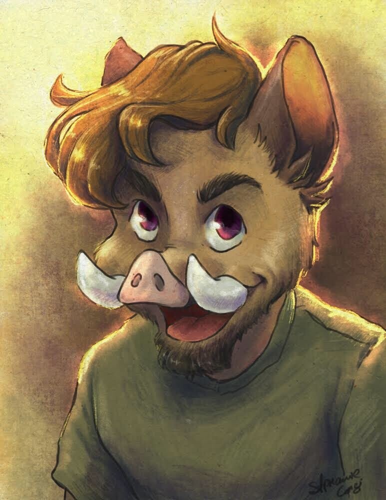 Stephanie Corgi - furry commission