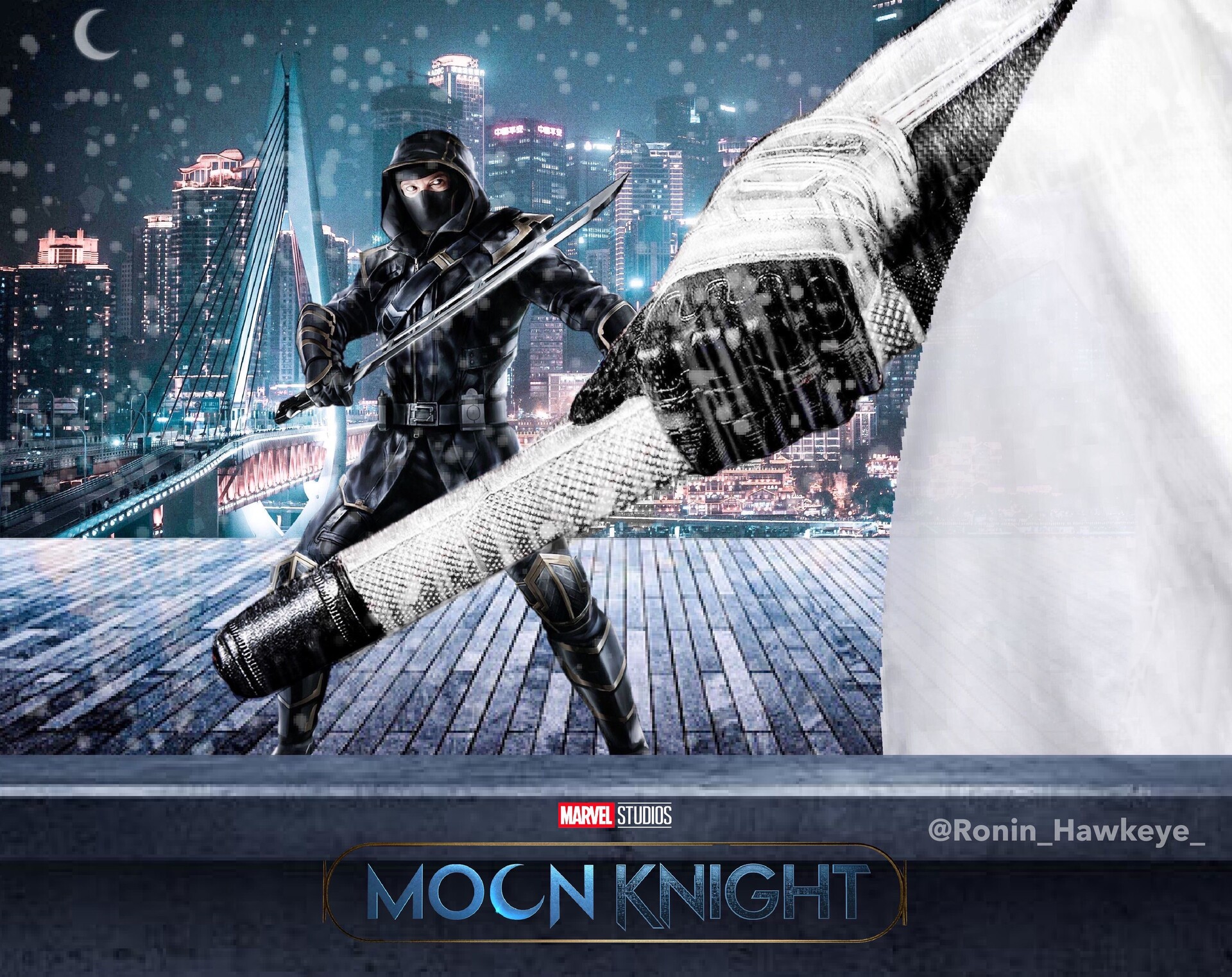 ArtStation - Ronin vs Moon Knight Concept Poster