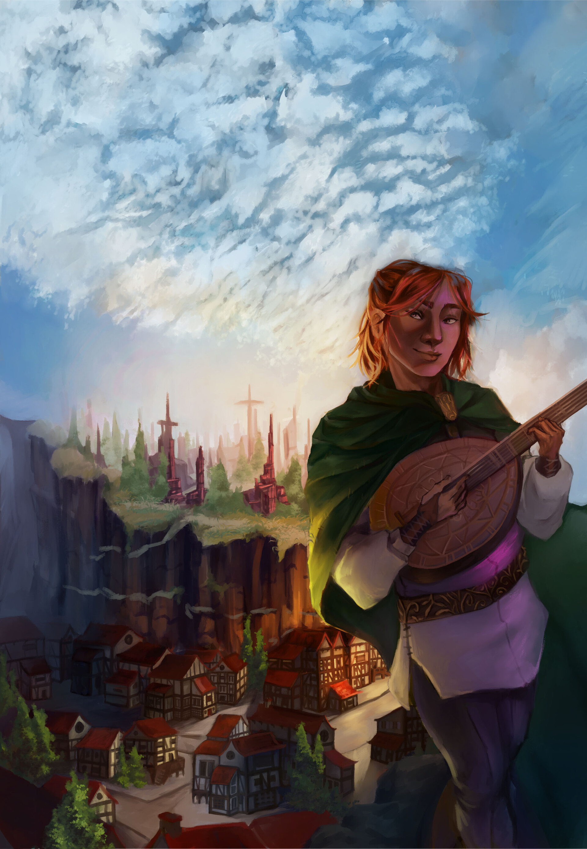 ArtStation - kingkiller chronicles - fictional cover