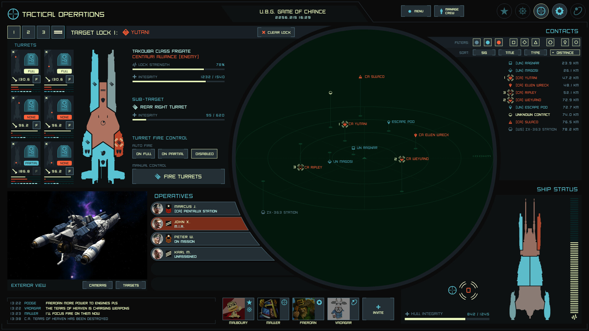 ArtStation - Universe or Nothing - Tactical Screen UI